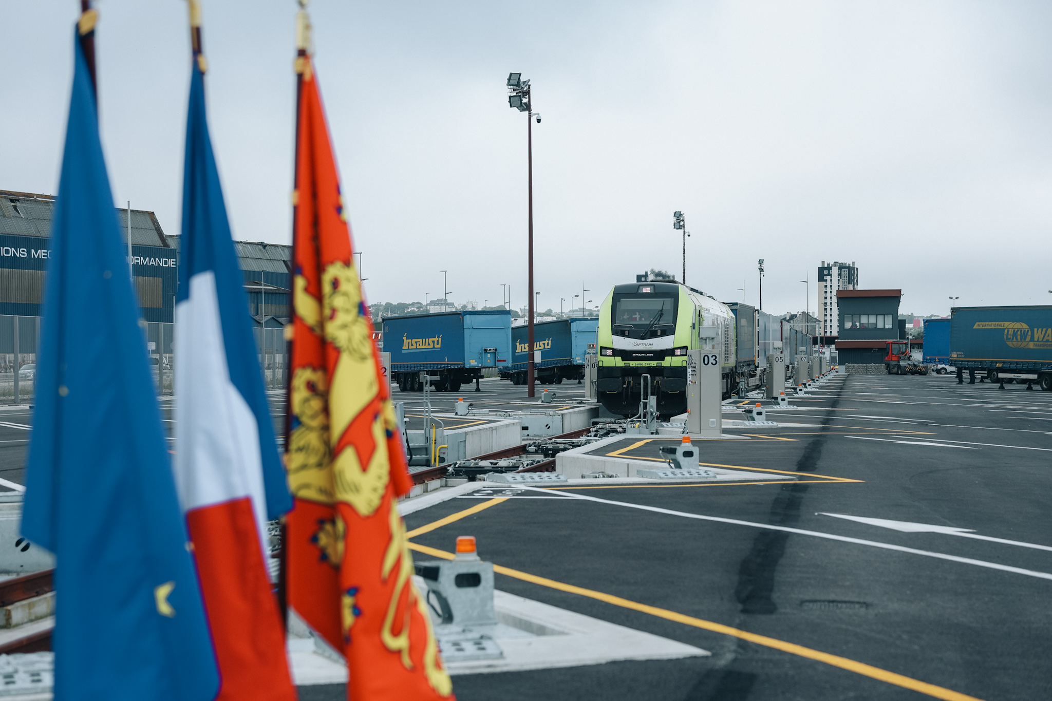 Inauguration du terminal de Ferroutage du port de Cherbourg & de l ...
