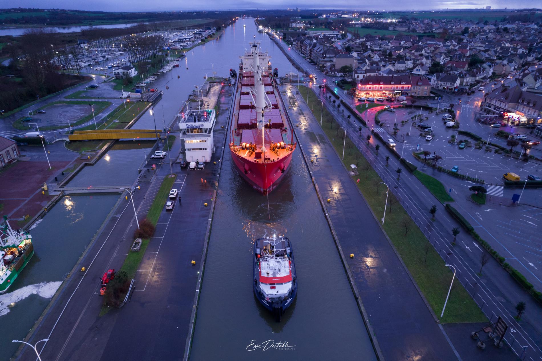 Federal Fraser, n°1 du "Guiness Book" du Port de Caen-Ouistreham
